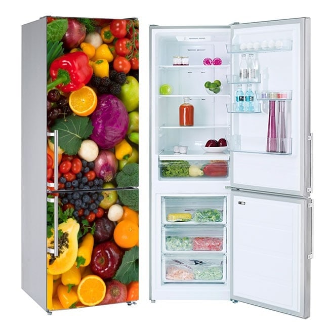 🥇 Stickers réfrigérateurs légumes et fruits 🥇