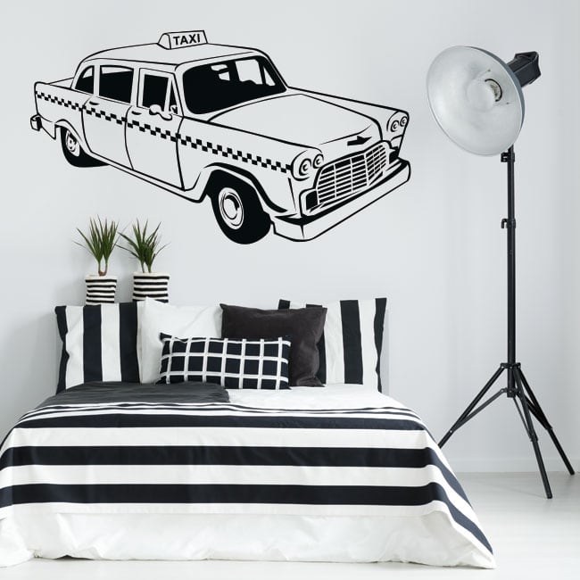 🥇 Vinyle décoratif et autocollants new york taxi 🥇
