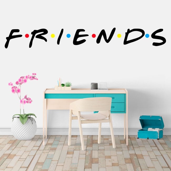 🥇 Autocollants et vinyle netflix logo série friends 🥇
