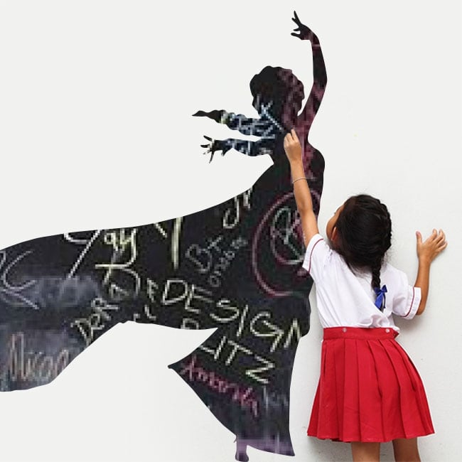 🥇 Vinyles tableau noir elsa frozen 🥇